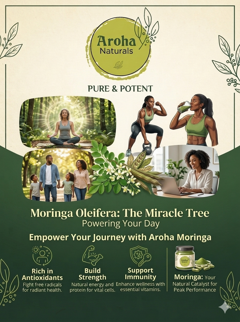 Moringa Powder – Aroha Naturals